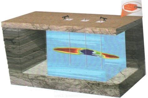 Schematic Of A Reservoir Target And Co 2 Plume Migration In A Host