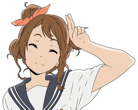 Наклейка Аниме девочка ПНГ Png Avatan Plus