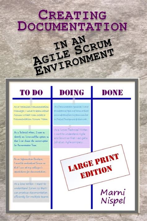 Creating Documentation In An Agile Scrum Environment Large Print Edition Book By Marni Helene