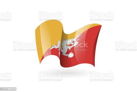 흰색 배경에 고립 된 벡터 그림 바람에 펄럭 이는 국기 벡터 아이콘 국가 기호를 흔들어 7월에 대한 스톡 벡터 아트 및 기타