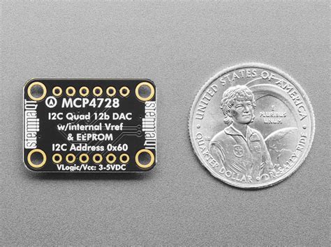 Adafruit MCP Quad DAC With EEPROM STEMMA QT Qwiic ID