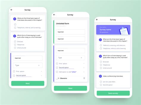 Mobile Survey Form By Delara Mim On Dribbble