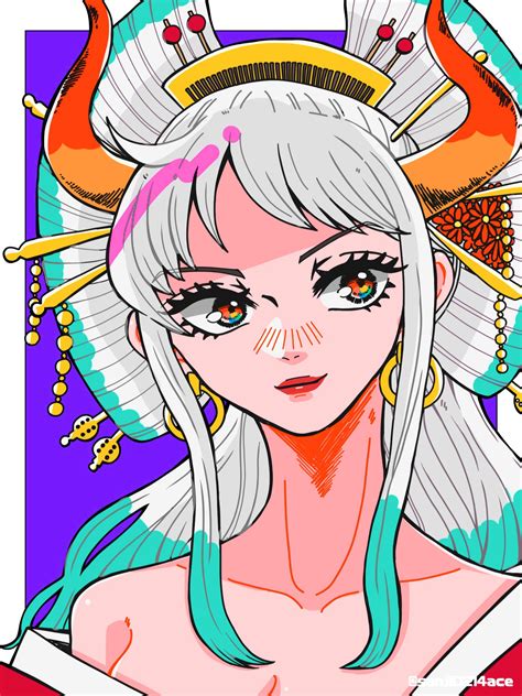 Yamato One Piece Drawn By Sanji Ace Danbooru