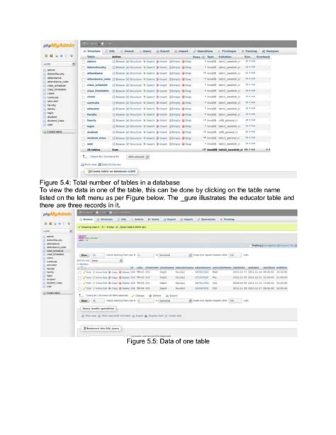 Student Database Management System Project Docx Databases