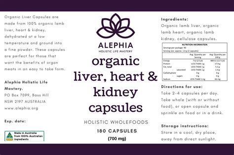 Halal Beef Liver Capsules And Powder — Alephia Holistic Life Mastery