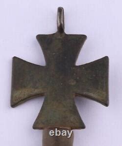 Kriegsmarine 1939 1943 German Ww2 Iron Cross Wwii Kríti Pendant Mans