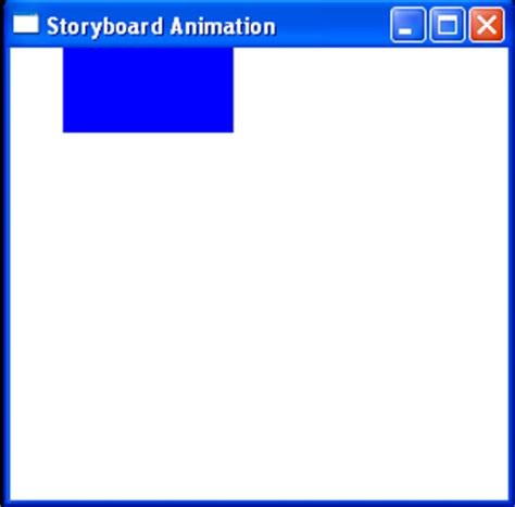 Create An Animation Using The Storyboard Storyboard Windows Presentation Foundation Vb Net