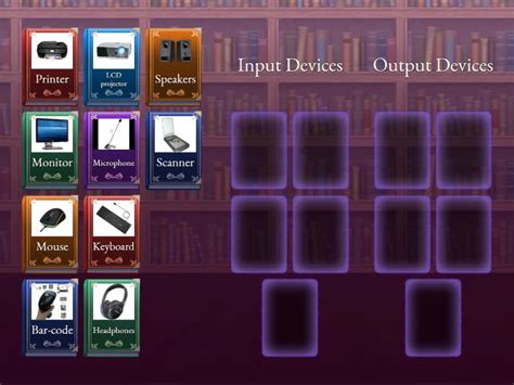 WRAP UP Input And Output Devices Ordenar Por Grupo