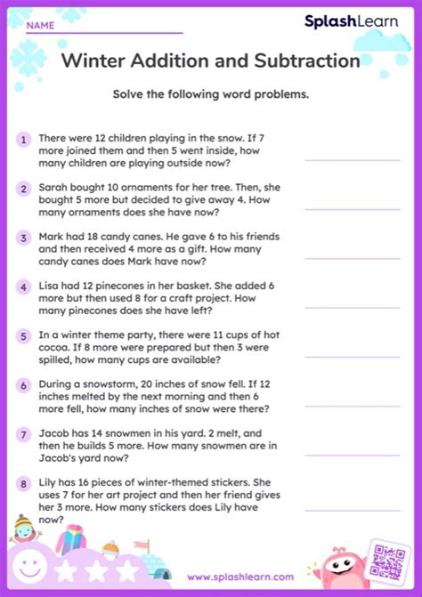 2nd Grade Math Multi Step Word Problems Worksheets Free And Printable