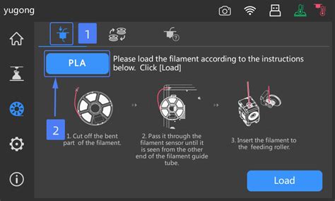 Loading Filament Flashforge Wiki