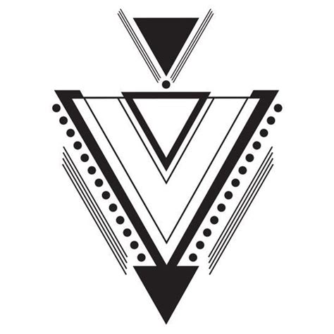 Geometric Triangle Tattoo Tattoo For A Week