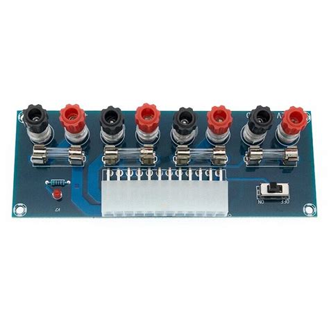 Xh M229 데스크탑 Pc 섀시 전원 Atx 전송 어댑터 보드 전원 공급 장치 회로 콘센트 모듈 24 핀 출력 단자 24 핀