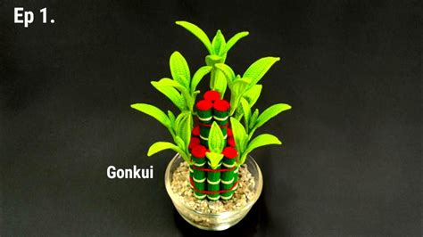 Crochet Plant Crochet Lucky Bamboo Tutorials Ep1 Bamboo