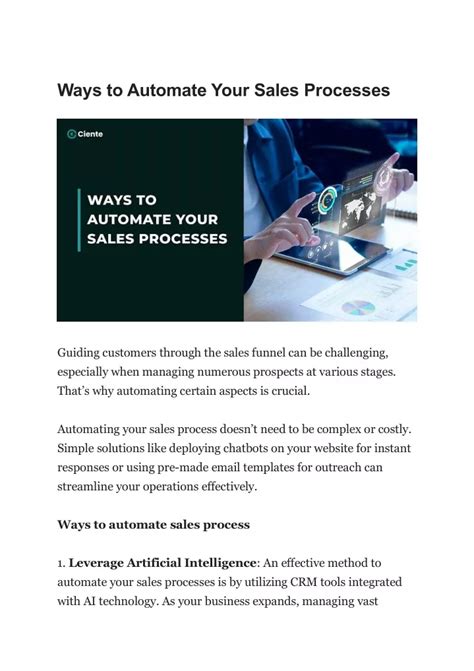 Ppt Ways To Automate Your Sales Processes Powerpoint Presentation Ppt Ways To Automate Your Sales Processes Powerpoint Presentation