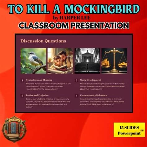 To Kill A Mockingbird By Harper Lee Powerpoint Pptx Ela Presentations