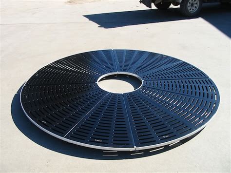 Tree Grate 2420mm Circular Aluminium Landmark Products