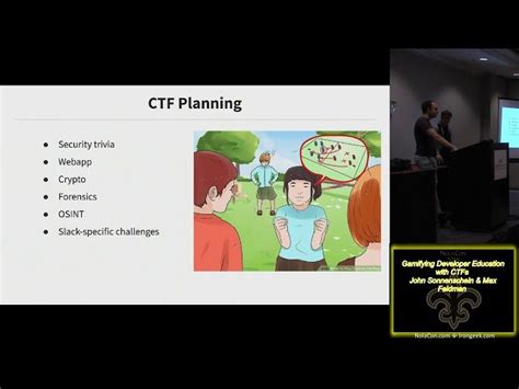 conference talks talk gamifying developer education with ctfs from