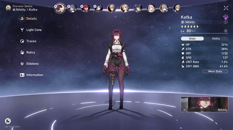 My E1 S1 F2p Kafka Cost Me 309 Warps And A Lot Of Farming R Kafkamains