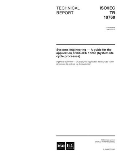 ISO IEC TR Systems Engineering A Guide For The Application Of ISO IEC