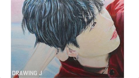 방탄 슈가 연필인물화연필초상화 Bts Suga Drawing A Pencil Characterpencil Portrait Youtube