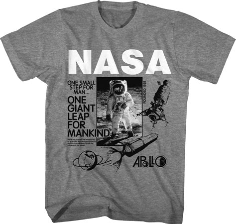 One Giant Leap For Mankind Nasa T Shirt