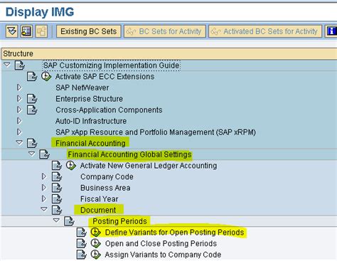 SAP FICO MODULE LEARNING Define Variants For Open Posting Periods