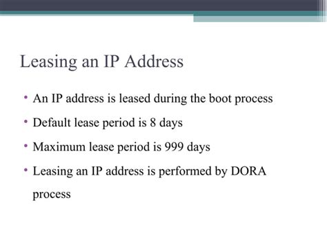 wintel ppt for dhcp ppt computer networking computing