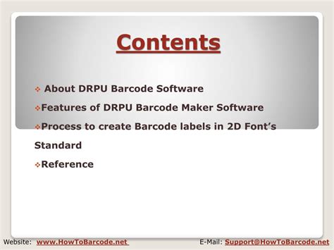 ppt how to create barcode in 2d font formats powerpoint presentation