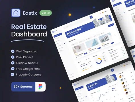 Eastix Real Estate Dashboard Ui Kit Ui Kits — Ui Custom