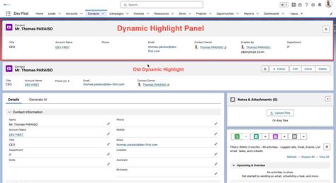 Dynamic Highlight Panel Salesforce Personnalisez Laffichage De Vos Enregistrements Dev First