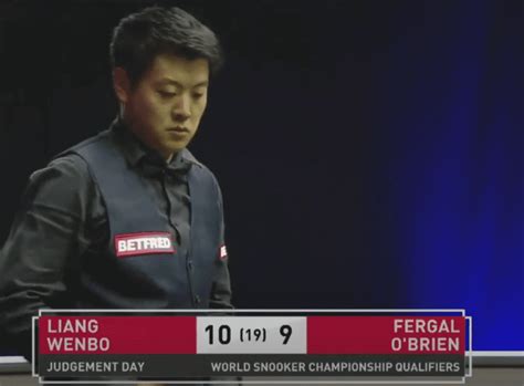 liang wenbo accused of cheating in snooker win snookerhq