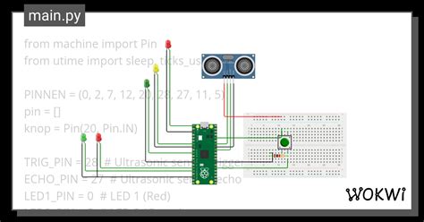 Afstand Meten Examen Copy 2 Wokwi Esp32 Stm32 Arduino Simulator