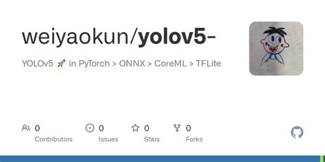 Github Weiyaokunyolov5 Yolov5 🚀 In Pytorch Onnx Coreml Tflite