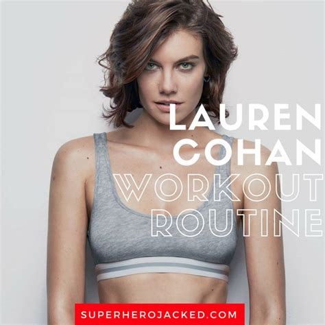Lauren Cohan Workout Routine And Diet Plan Celebrity Workout Routine