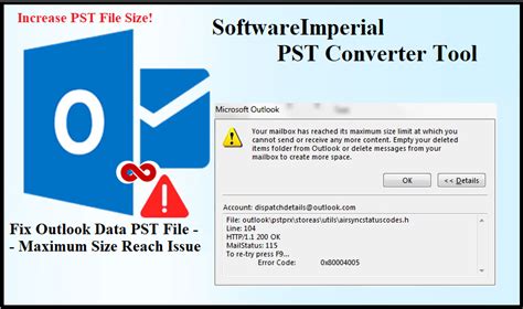 Fix Outlook Pst Reached Maximum Size Limit Error Solution