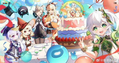 Lumine Aether Klee Paimon Nahida And 4 More Genshin Impact Drawn By Yu E Baba Danbooru