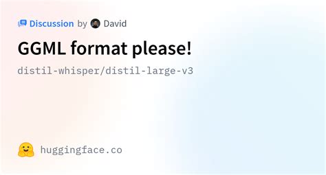 Distil Whisperdistil Large V3 · Ggml Format Please