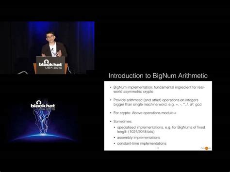 Black Hat Talk Assessing And Exploiting Bignum Vulnerabilities From Black Hat Class Central
