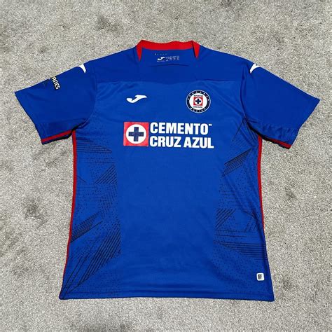 Joma Cruz Azul 20202021 Home Soccer Jersey Size 2xl Depop