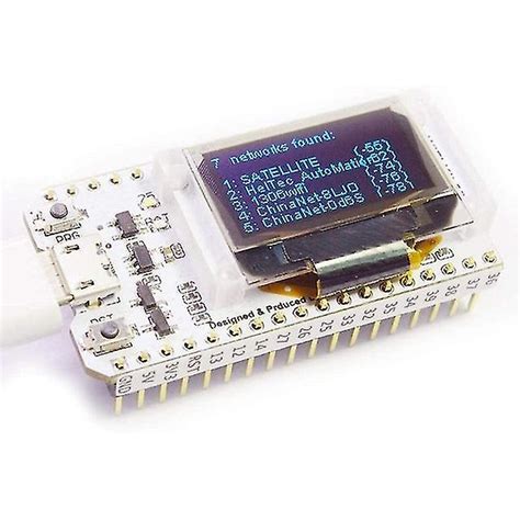 H Eltec Automation Wifi Esp32 Development Board 0 96 Inch Blue Oled Display Bluetooth Internet