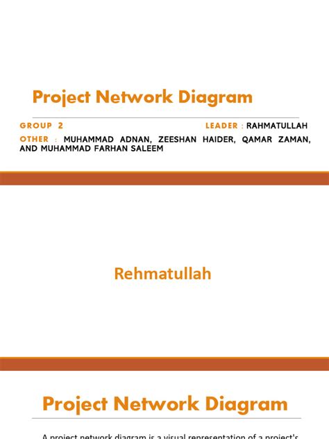 Project Network Diagram Pdf