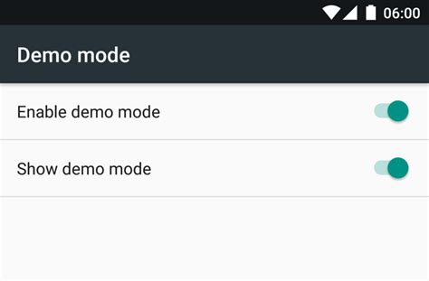 Android N Dev Preview 3 Demo Mode Is Back Now In Developer Settings