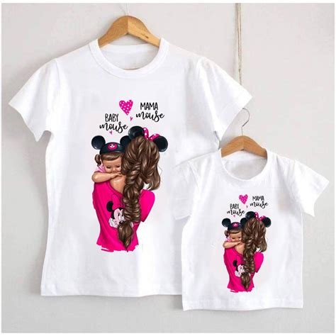 Мама Mаус Тениски за мама и дъщеря