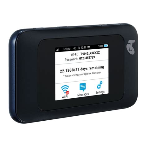 Zte Telstra Gx Wi Fi Hotspot Mf T Modem Manual Manualslib