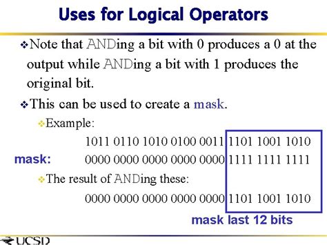 Topic 6 Bitwise Instructions Cse 30 Computer Organization