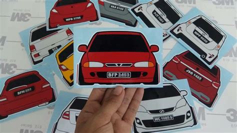 Sticker Design Kereta Hobbies Toys Stationery Craft Art Prints On Carousell