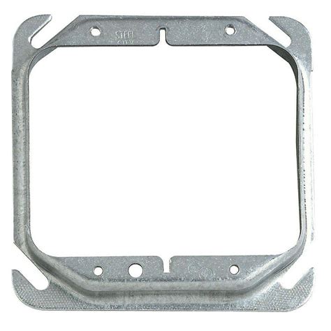 Steel City 4 In Square Box Mud Ring 2 Device 58 Rsd 52c1858 25r