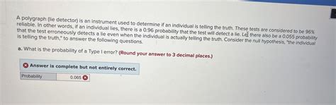 Solved A Polygraph Lie Detector Is An Instrument Used To Chegg Com