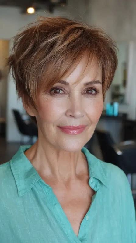 25 Youthful Choppy Pixie Cuts For Ladies In Their 50s That Are Easy To