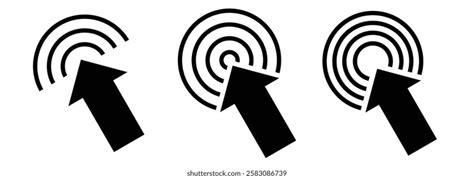 Computer Mouse Click Cursor Load Symbol Stock Vector Royalty Free